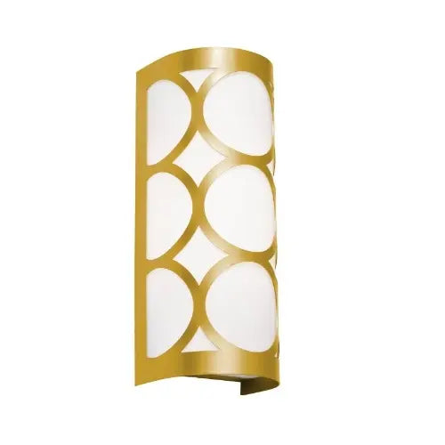 AFX Lighting LAKS0513CBGD 13-in 14W Lake Wall Sconce, 2-Light, E12, 120V, Gold | BuyRite Electric