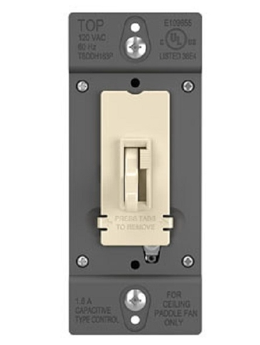 Wattstopper TSDDH163PLA 1.6A Single-Pole/3-Way, Preset Fan Speed Control and Dimmer | BuyRite ...