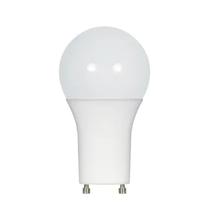 Satco S29844 LED A19 Bulb, Dimmable, 60W Inc. Retrofit, GU24 Base, Wattage 9.8W, Lumens 800 lm ...