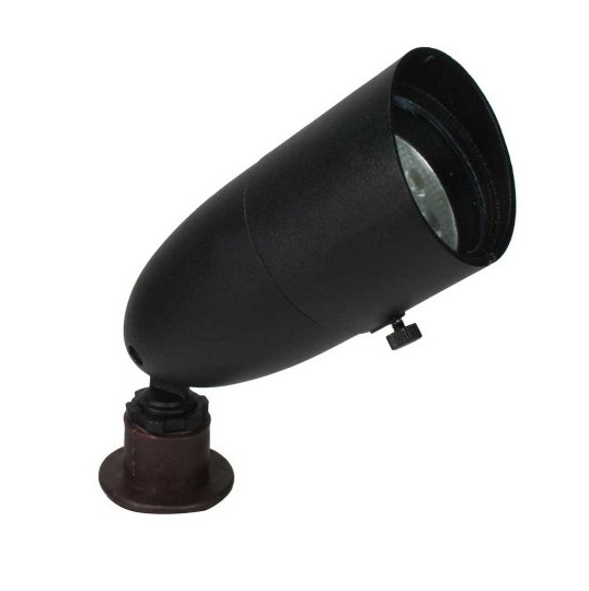 ORBIT 1071-BK Cast Aluminum Hooded Bullet Landscape Light | BuyRite ...