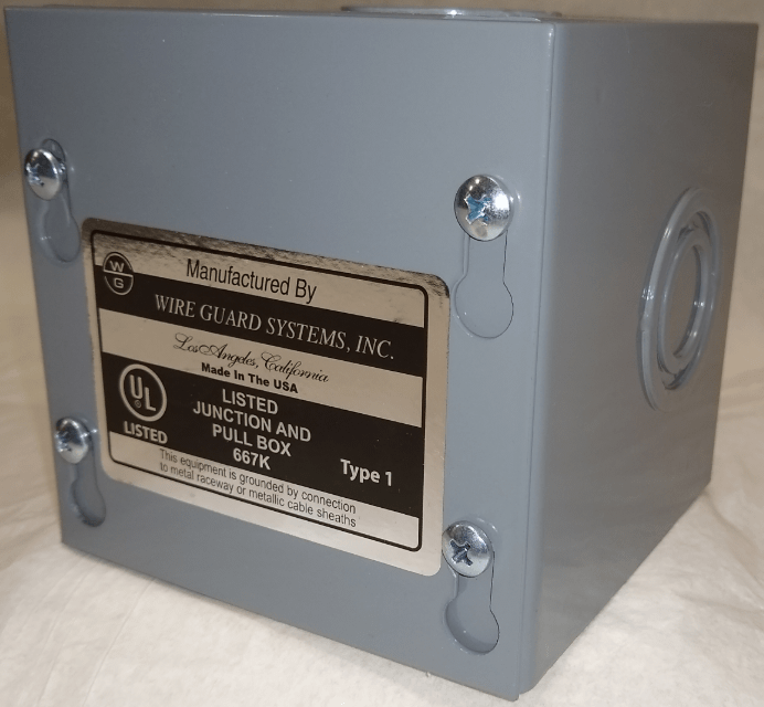 Wire Guard Systems 444SCE - Screw Cover Enclosure - with Knockouts ...