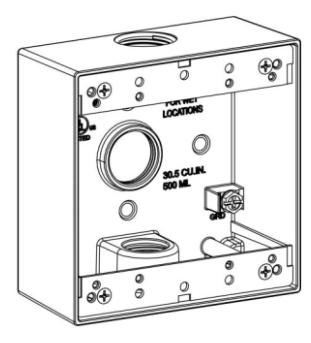 Orbit 2B75-3 WEATHER-PROOF GRAY 2G OUTLET BOX | BuyRite Electric