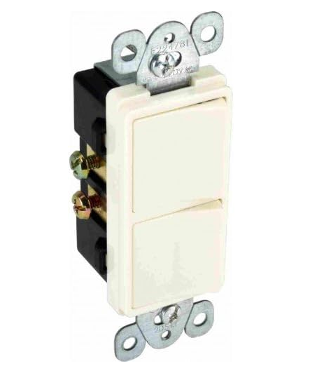 ORBIT 2DS15-BK 15A Double Combo Decora Switch | BuyRite Electric
