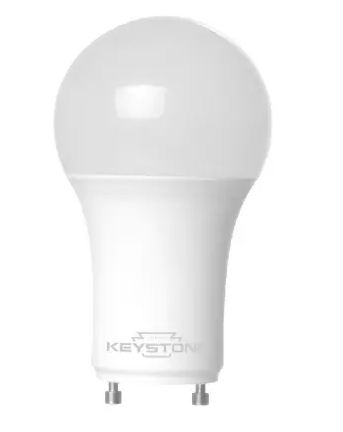 Keystone KT-LED9.5A19-O-850-GU24 /G2 A19 LED Bulb, 60W Equivalent, GU24 ...