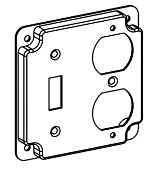 ORBIT 4412 4" Square Toggle Switch Raised Cover | BuyRite Electric