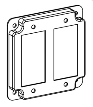 ORBIT 4444C 4" Square Switch Box Cover | BuyRite Electric