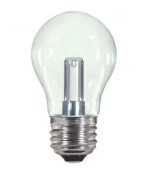 SATCO Lighting S9150 LED A15 Bulb, Color Temperature 2700K, Medium Base ...