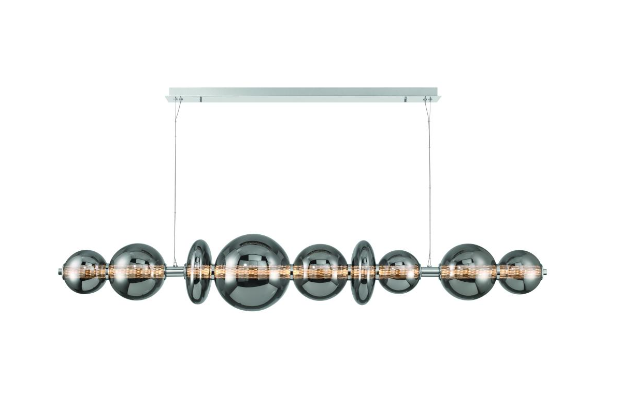 Eurofase Lighting 47257-047 Atomo 1 Light 11.75 inch Chrome Chandelier ...