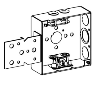 Orbit 4SB-MC-B 4" SQUARE BOX 1-1/2" DEEP | BuyRite Electric