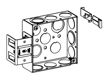 ORBIT 4SB-MKO-MS 4" Square Box 1-1/2" Deep + MS Bracket Mko | BuyRite ...