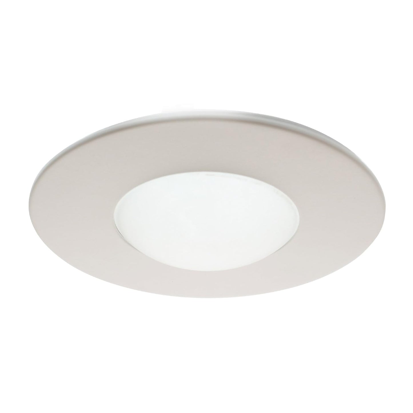 Elco Lighting EL996W Recessed Shower Trim With Round Drop Lens 4-inch ...