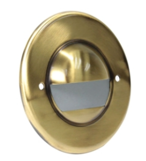 Orbit 7121C-AB STEP LIGHT FACE PLATE ANTIQUE BRASS | BuyRite Electric