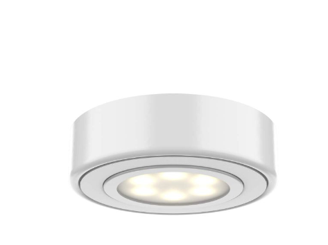 DALS Lighting K4005-CC-WH 2-in-1 LED Puck Light, Multi-Color ...