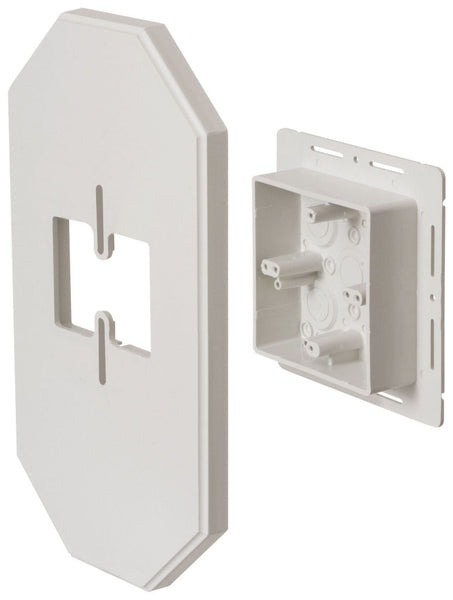 Arlignton 8091FDBL Siding Box Kit w/ Flange & Mega Mounting Plate, All ...