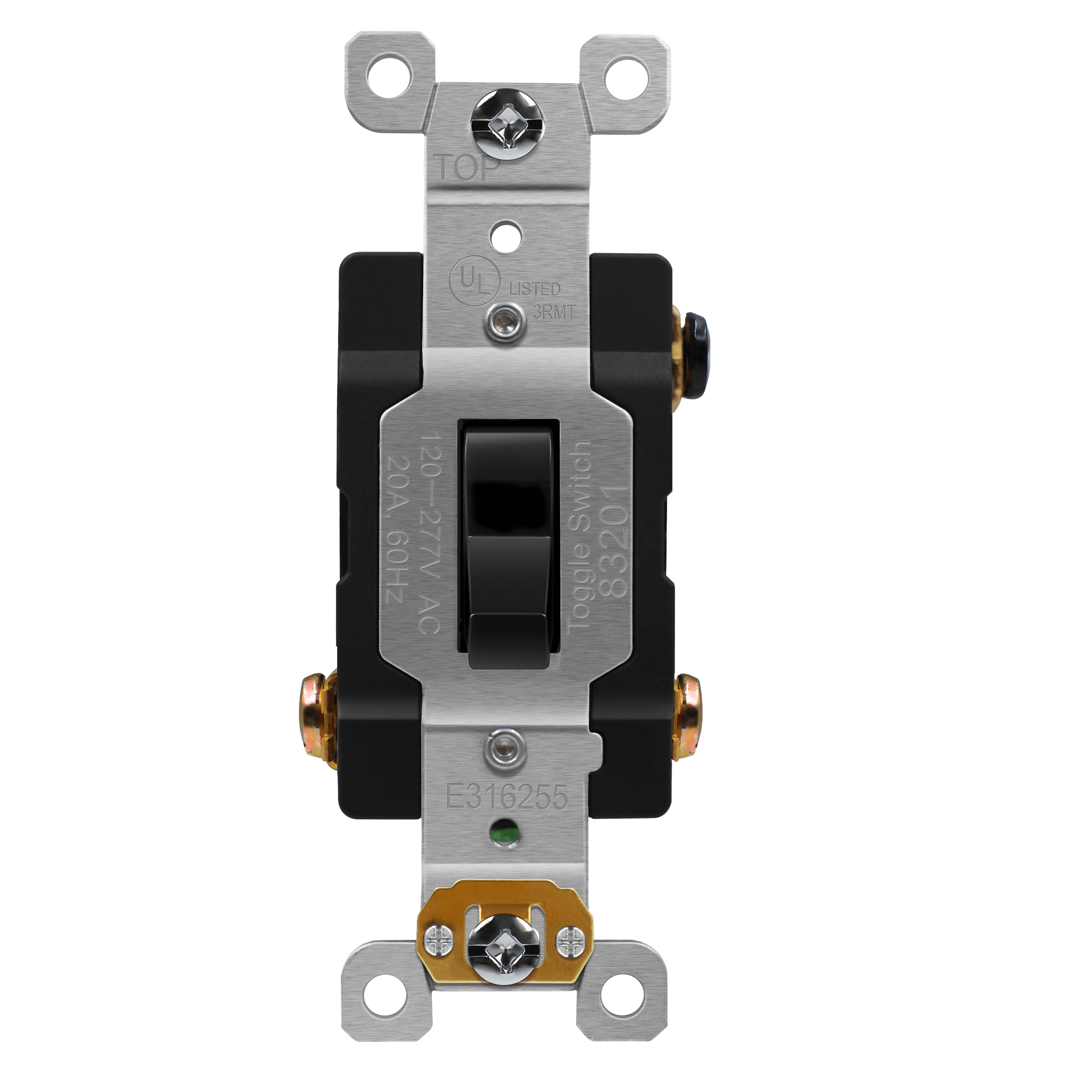 Enerlites 83201A-BK 20 Amp Heavy Duty Toggle Light Switch, 3-Way or ...