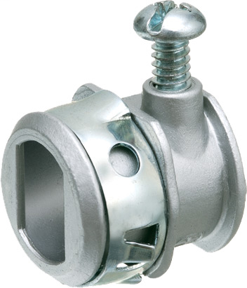Arlington 845ST 3/8" Set Screw Snap-Tite Connector, Flex/AC/MC, Zinc ...