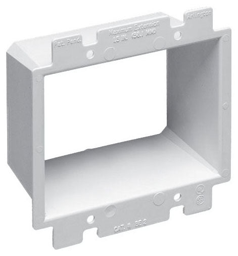 Arlington BE2 Electrical Outlet Box Extender 2-Gang, Plastic | BuyRite ...