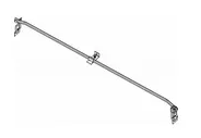 ORBIT BHT-1HD Heavy Duty T-Grid Box Hanger 24" T-Grid Span 1-1/2" & 2-1 ...