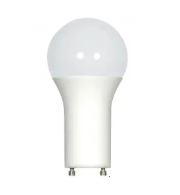 SATCO S9708 LED A19 OMNI Bulb with GU24 Base, 220 deg. Beam Angle ...