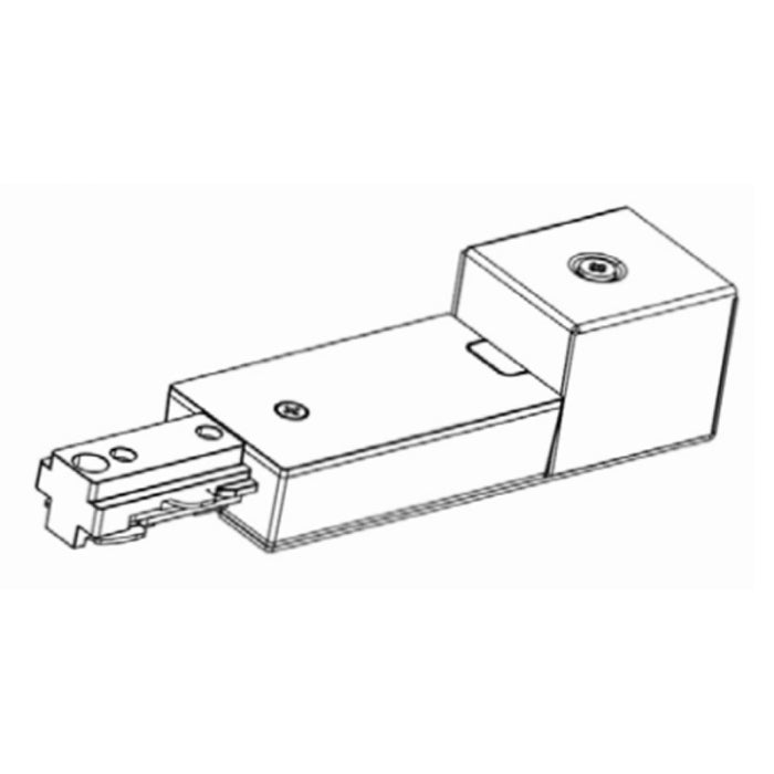 Westgate TR-CCON-BK 3-Wire Track Conduit Connector - Black | BuyRite ...