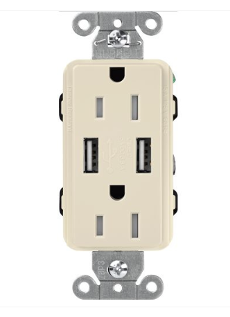 Lutron CAR-15-UBTR-LA Claro 15A Tamper Resistant Receptacle | BuyRite ...