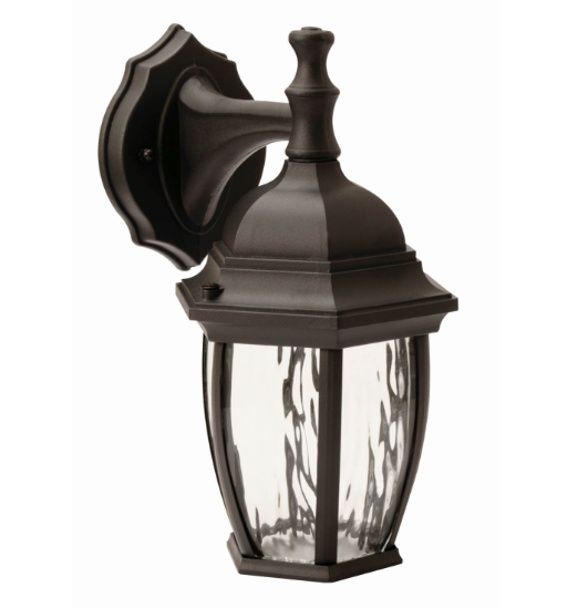 AFX Lighting CLKW450L30BK Clark 12 Inch Tall LED Outdoor Wall Sconce In ...