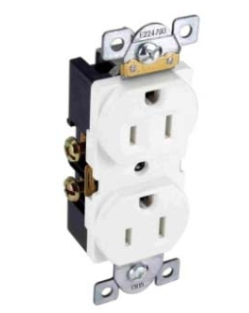 Orbit CR15-W 15A Commercial Duplex Receptacle S/G White | BuyRite Electric
