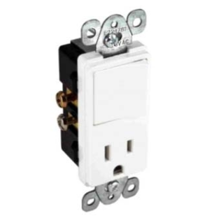 Orbit DRDS15-W Decora 15A S/P Stack Switch / Receptacle White | BuyRite ...