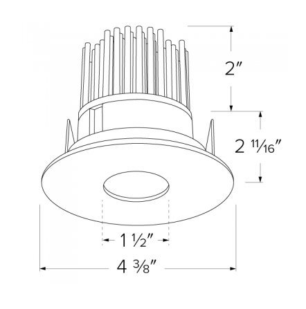 Elco Lighting E329C1027B2 3" LED Light Engine with Pinhole Trim ...