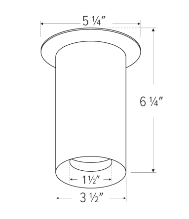 Elco Lighting E36FS-0724 3″ Koto Sylo™ Surface Mount, Color Temperature ...