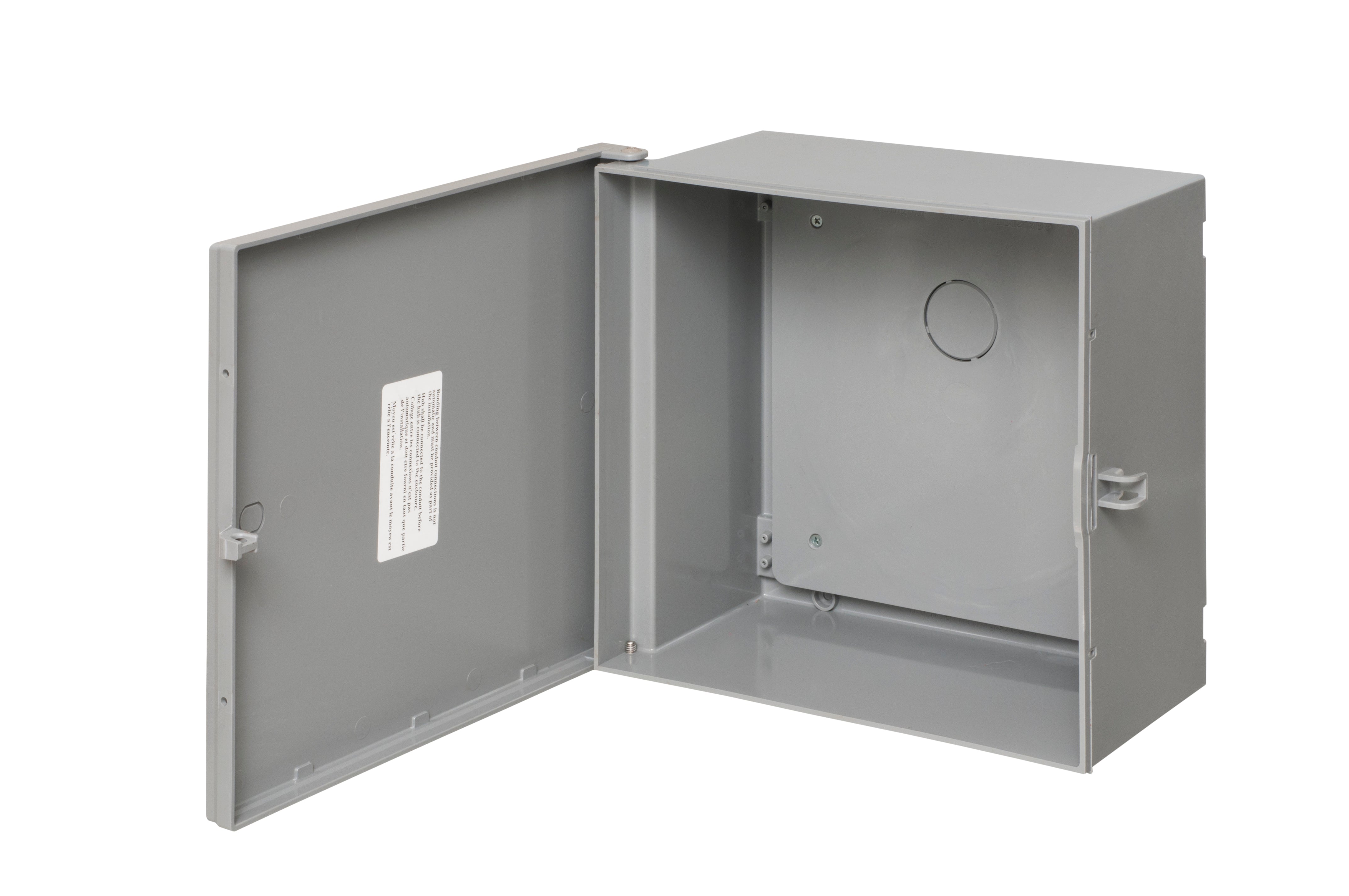 Arlington EB12126BP Heavy-Duty Non-Metallic Enclosure Box with back ...