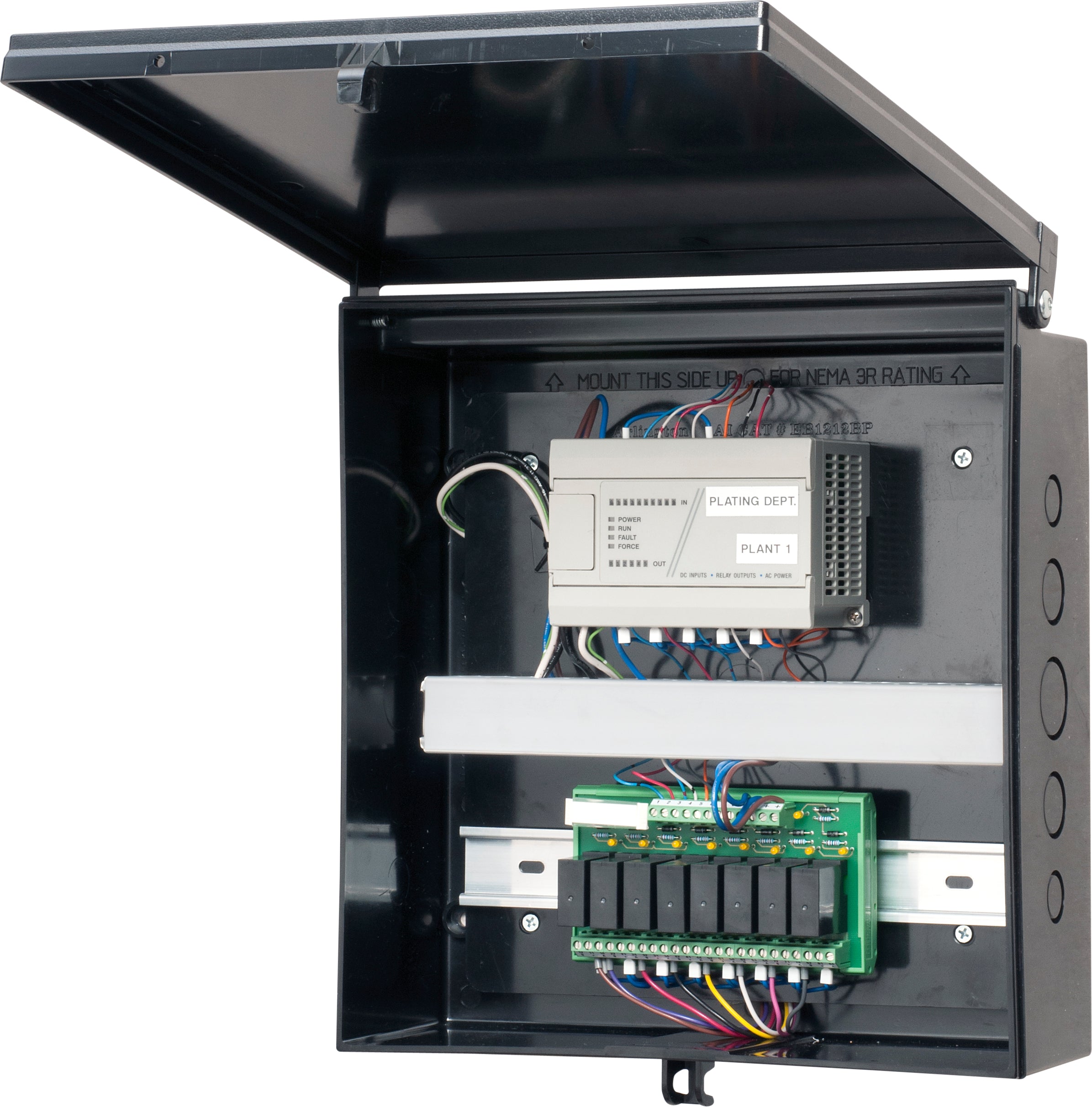 Arlington EB1212BPBL Heavy-Duty Non-Metallic Enclosure Box with ...