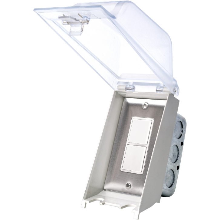 Eurofase EFSWWPS Single Duplex Switch Weatherproof Flush Mount and Gang ...