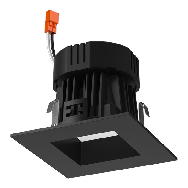 Elco Lighting EL434CT5BB 4" Square LED Reflector Insert with 5-CCT ...