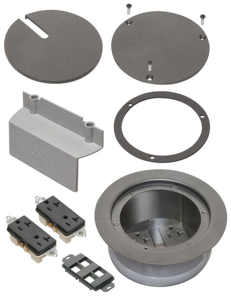 Arlington FLBC5570BL Recessed Cover Kit with Two Receptacles for New ...