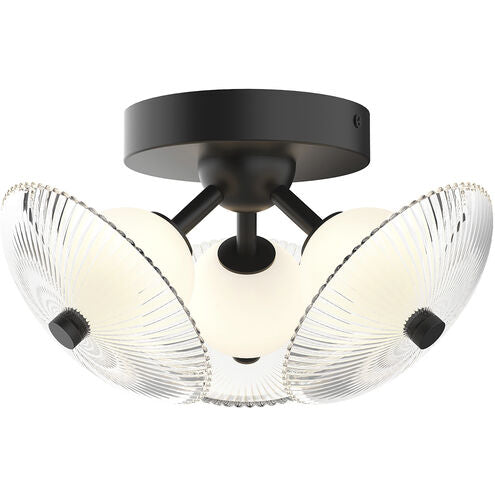 Alora Mood FM417604MBCR Hera LED 12.5 inch Matte Black Flush Mount ...