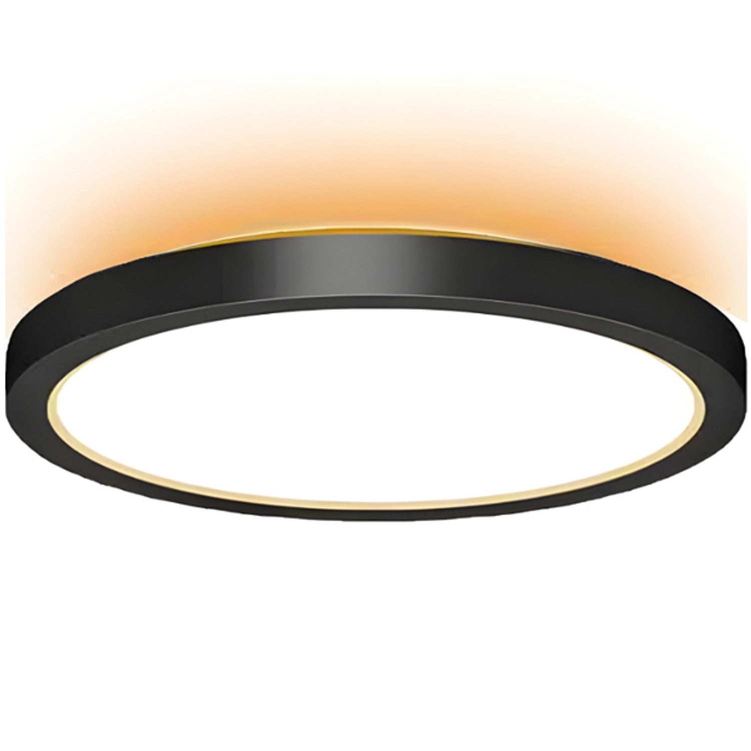 Westgate FMLU-R12-MCT5-BK 12" Flush Mount Light with Uplight | BuyRite ...