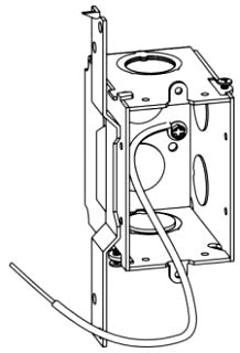 Orbit GMB-1-FB One Gang Gangable Switch Box 2-3/4" Deep & FB Bracket ...