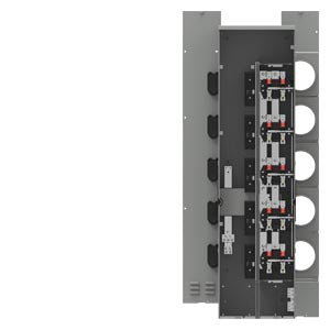 Siemens WMM51225 5 (gang) Meter 225A 240V; 1200A Max Bus; Power Mod ...