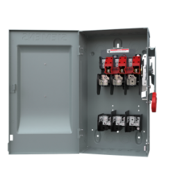 Siemens HF361 240/480/600 VAC/250 VDC 30 Amp 3-Pole 3-Wire NEMA 1 Heavy ...