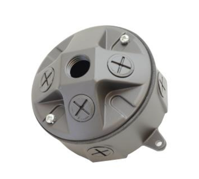 MaxLite JBOXB-4TH Junction Box With 4 1/2" Conduit Holes On Top Cover ...