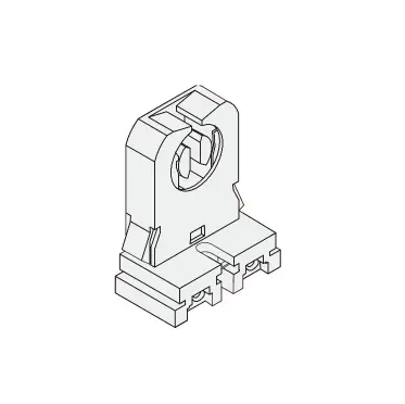 Keystone KT-SOCKET-T8-S-T /A Tall Bi-Pin Socket | Snap-in | Shunted ...