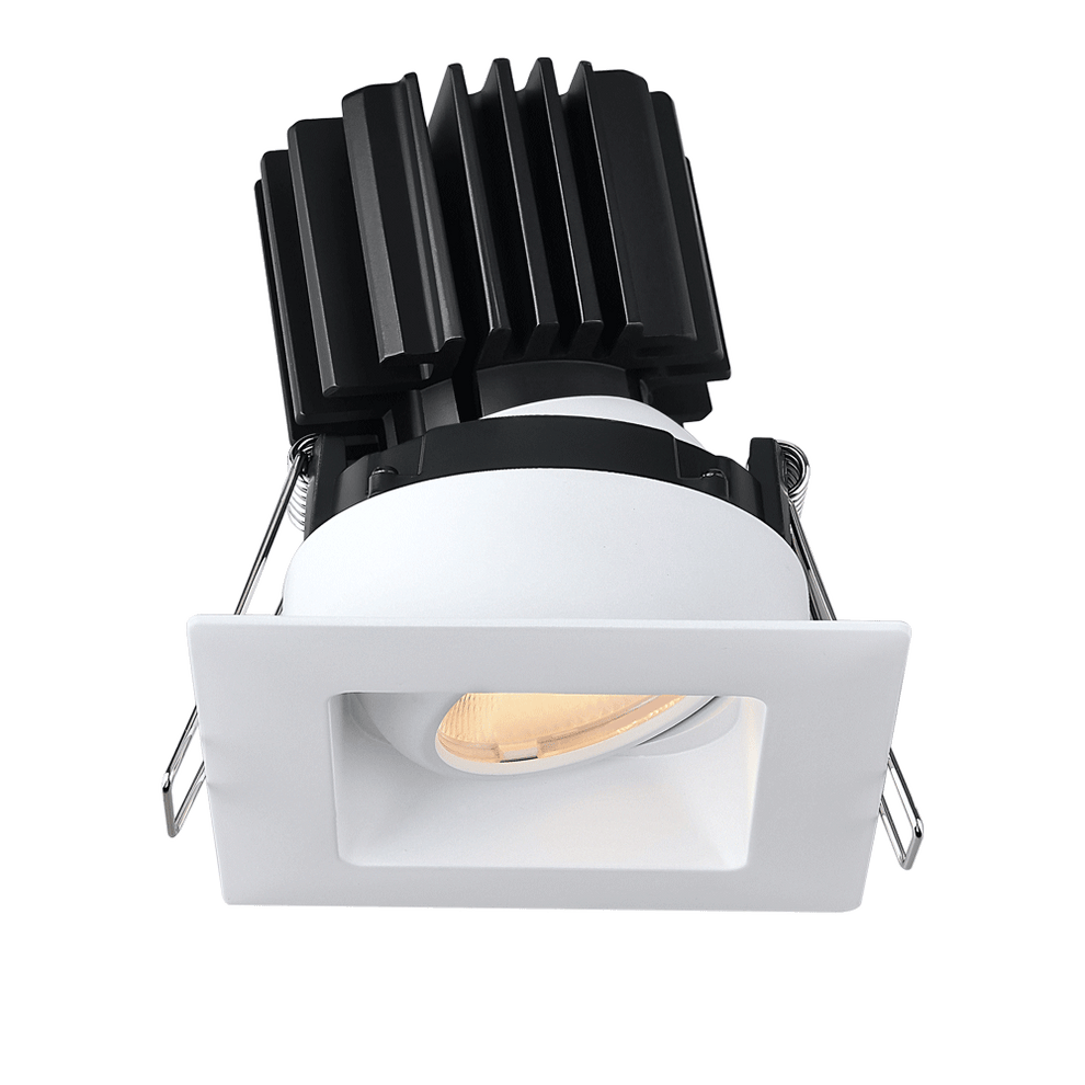 Lotus LED Lights L3G-SRW-WH-LW36-5C95 Tangra 3" Gimbal Square Recessed ...