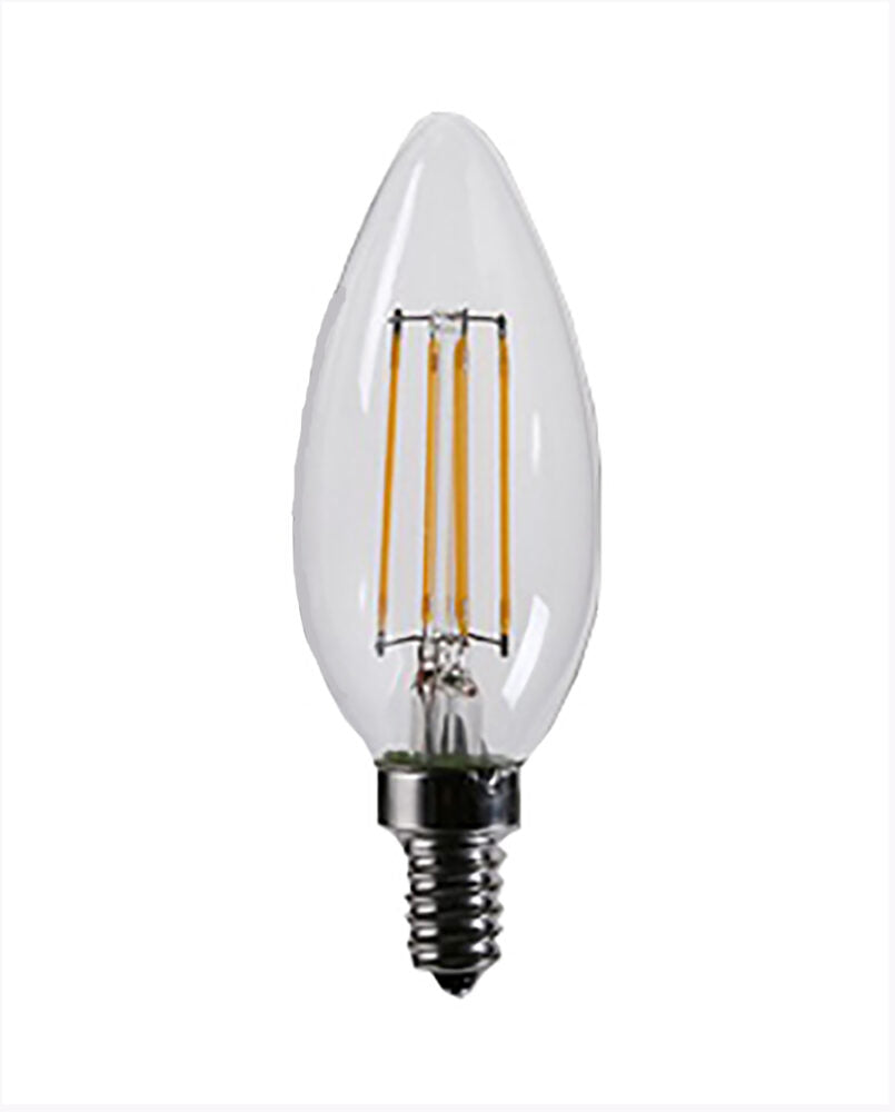 Cyber Tech Lighting LB60TCC-DE12WW2PK 5.5W Dimmable Clear Filament ...