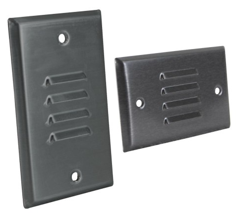 Orbit LISL-C-BK Led Indoor Step Light Vertical and Horizontal Wallplate ...