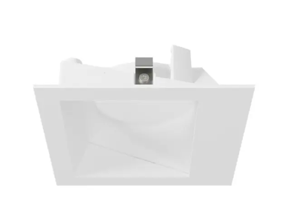 DMF Lighting M4TSLWH M-Series 4" Square Wall Wash/Sloped Ceiling Trim ...