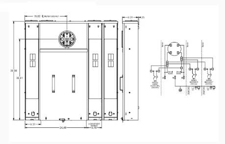 Siemens MK0603S1400SCS 400-Amp Ring Type OH/UG Solar Load Center With ...