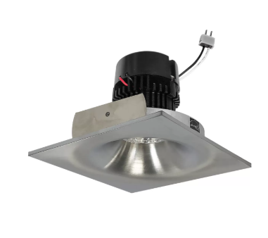 NORA Lighting NPRLV-4SNB40XNN 4" Pearl Low Voltage LED Square Bullnose ...