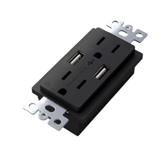 Buster + Punch NSC-02386 Combination Duplex Outlet and USB Charger ...