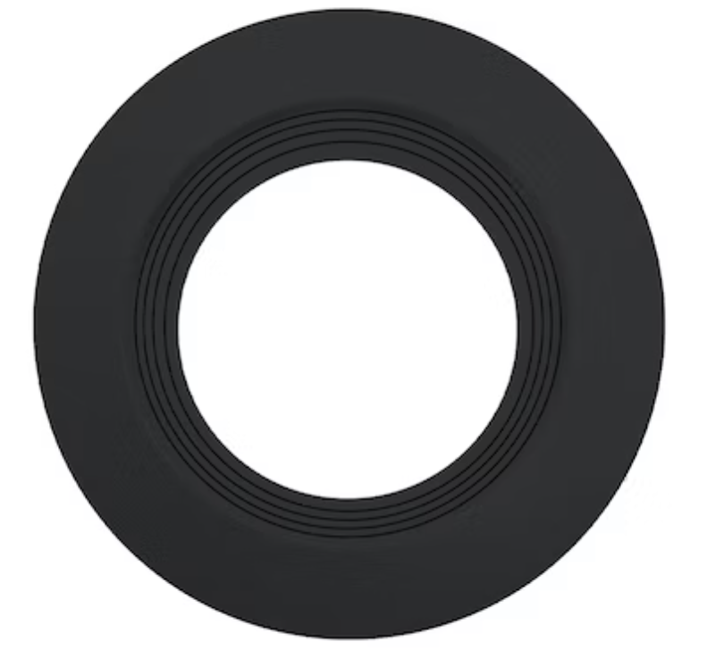 EnvisionLED RDL-TRIM-5/6-BLK-BFL 5/6" RDL: Black Trim Baffle Trim ...